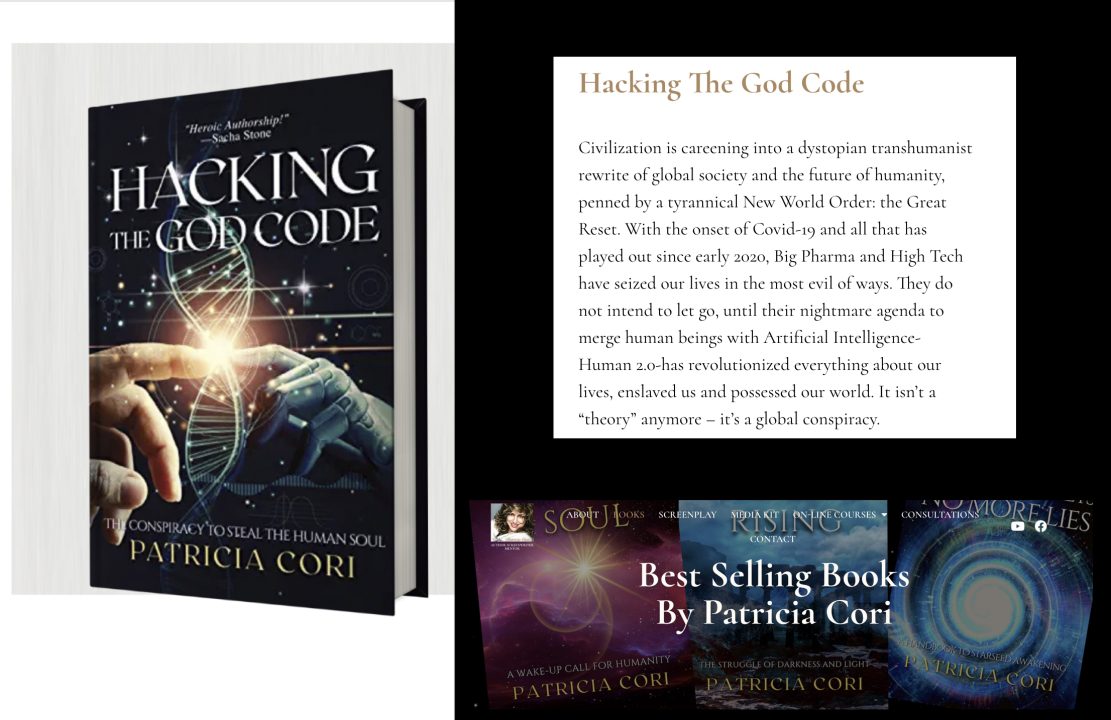 PATRICIA CORI: PROLIFIC AUTHOR, HACKING THE GOD CODE - PROJECT CAMELOT PORTAL