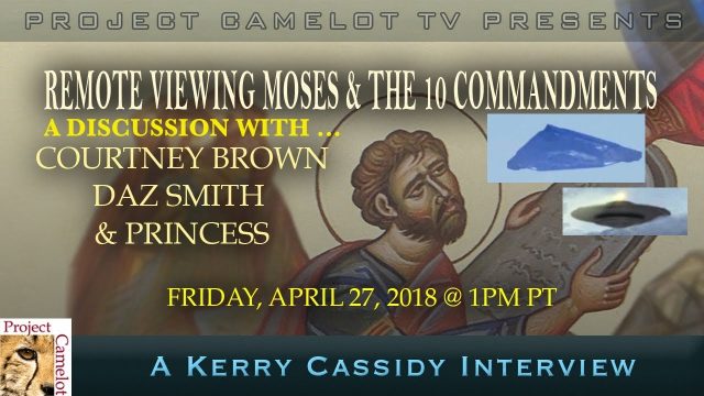 REMOTE VIEWING MOSES & THE 10 COMMANDMENTS WITH COURTNEY BROWN, DAZ ...